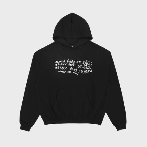 Imaginary Friends Hoodie - Black | Arnold Park Studios